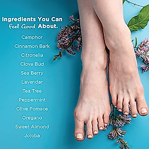 Nail Renu Toenail Fungus Treatment Extra Strength | Fast Acting Nail Repair for Damaged Nails | 1% Tolnaftate, Ceremide III, & Essential Oils Repair & Rejuvenate | Finger and Toe Nail Fungus Treatment