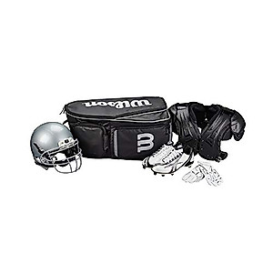 Wilson Tackle Football Player Equipment Bag - Black