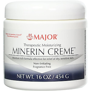 Therapeutic Moisturizing Minerin Creme 16oz for Dry, Sensitive Skin (Pack of 4)