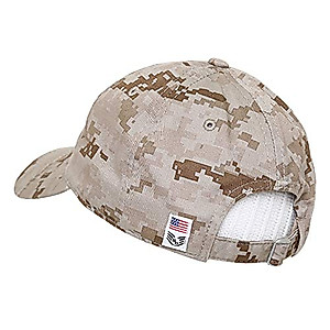 United States US Marine Corp USMC Marines Polo Relaxed Cotton Low Crown Baseball Cap Hat (Camo 2)
