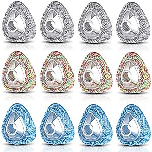 Jutom 12 Pcs Cpap Mask Liners for Full Face Cushions Soft Mask Face Cover Reduce Facial Redness Washable Mask Liners Supplies(Assorted Color)