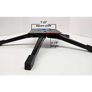 #5SLB - (5 inches Height) 5 Leg Swivel Only Chair and Furniture Base. Replacement or converting. (Fast Priority Mail). Factory Warranty Included.