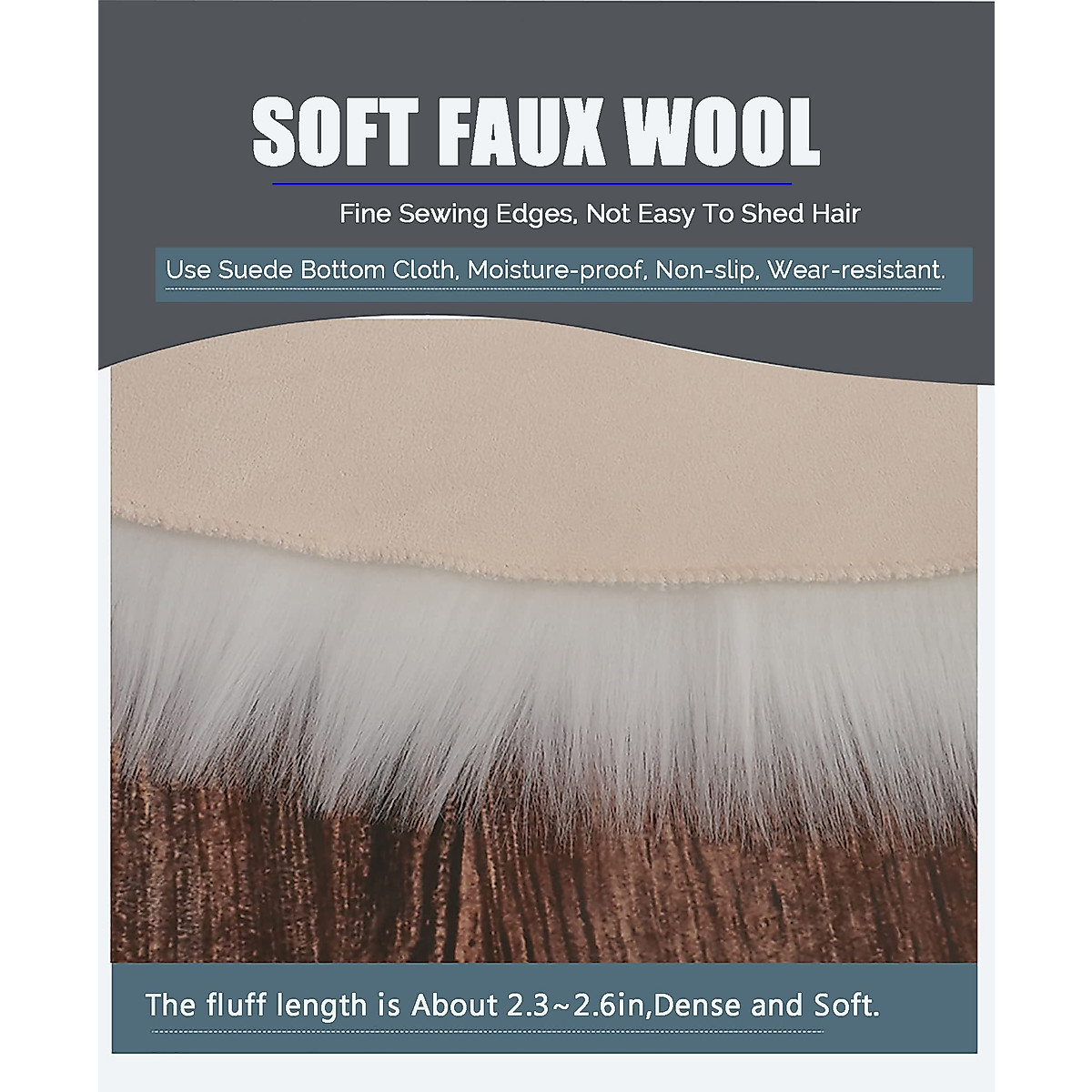 XIANGYUNLAI Panda Mat, 2x3ft Panda Rug, Shag Area Rug Soft Fluffy Faux Fur Rugs Funny Animal Shape for Home Floor Sofa Mat Living Room Kids Bedroom