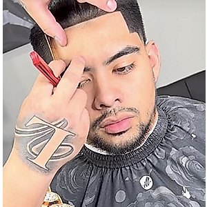 Crispy Linez Barber Turkish Razor | Professional Straight Razor | Extra Blade Exposure (Red & Gold)