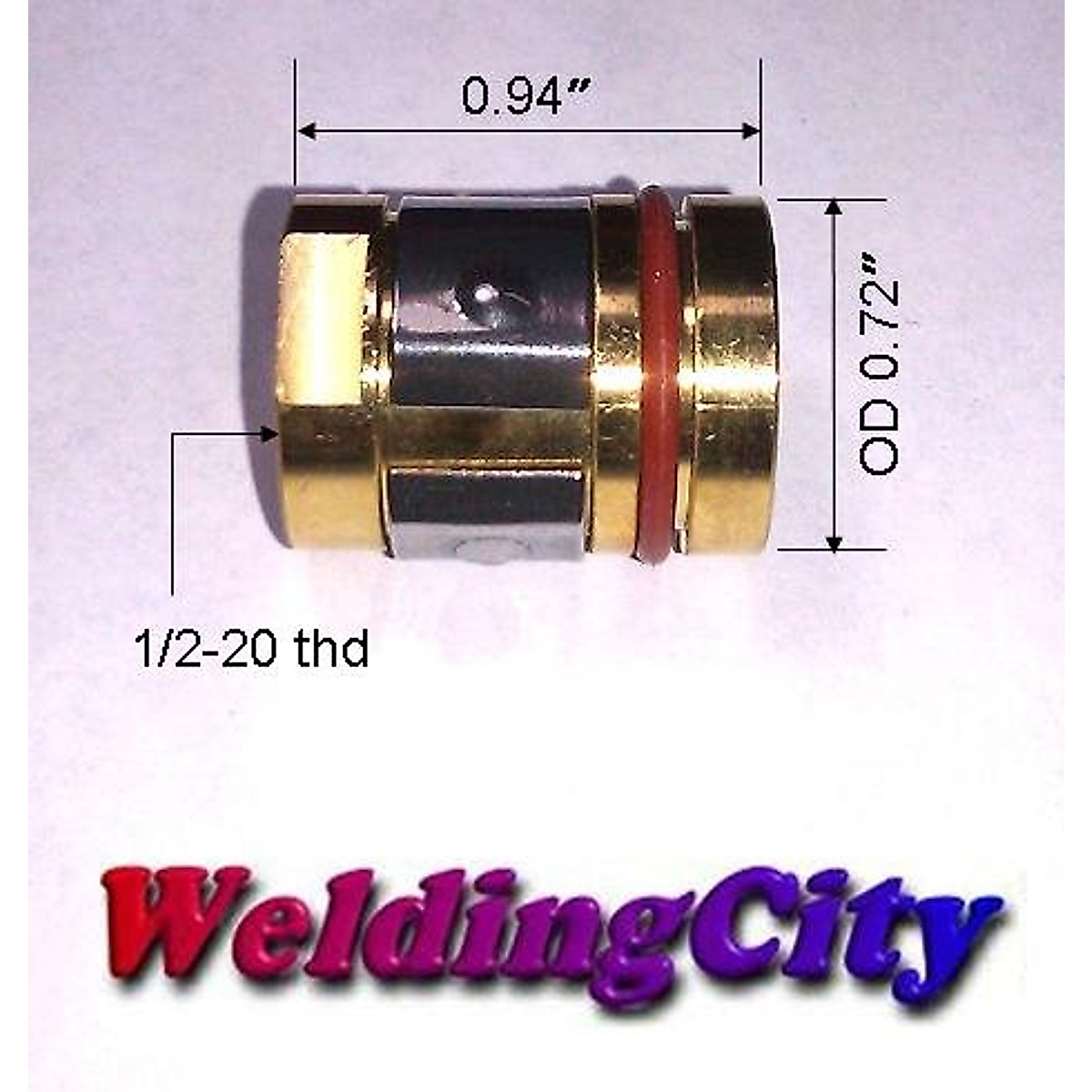 WeldingCity MIG Welding Gun .035" Accessory Kit (Contact Tip-Gas Nozzle-Gas Diffuser) for Miller MIGmatic M-series M-25/M-40 and Hobart MIG Guns