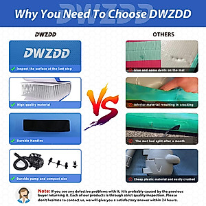 Dwzdd Gymnastics Air Mat 10ft/13ft/16ft/20ft Tumbling Mat Inflatable Gymnastics Tumble Track for Home/Gym/Training/Cheerleading/Water with Electric Pump