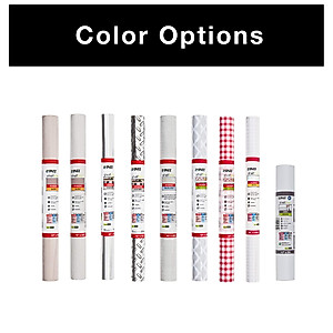 Smart Design Wire Rack Shelf Liner - Ribbed Grip - 12 Inch x 6 Feet - NSF Certified - for Steel Metal Shelves - Home Garage and Kitchen - White