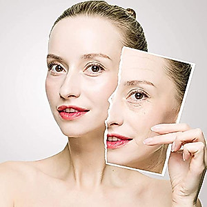 Yofuly 7 Colors L E D Facial Face Mâsk, Portable & Light Face M-Ask Skin Care Device for Home Use