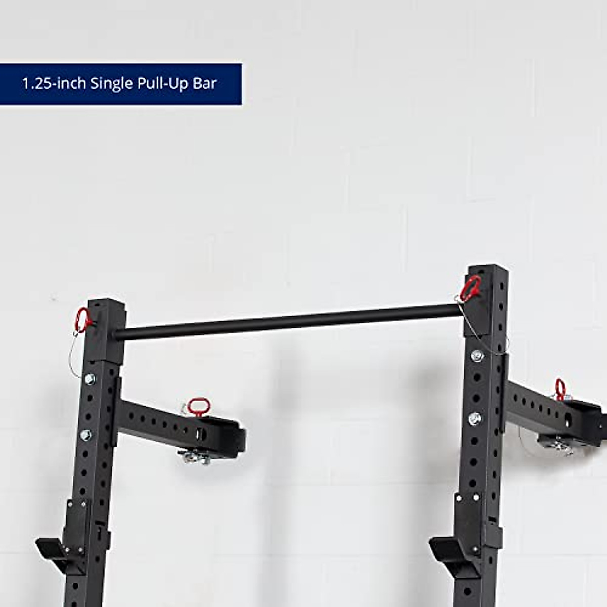 Titan Fitness X-3 Series 91in Wall Mounted Folding Power Rack, 21in Depth Space Savings Rack, Folds up to 8â€ from the Wall