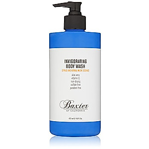 Baxter of California Invigorating Body Wash for Men | Citrus and Herbal Musk Essence | All Skin Types | 16 oz