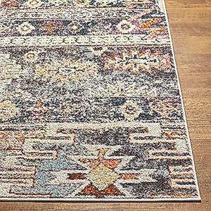 Artistic Weavers Ashens Rustic Area Rug,5'3" x 7'3",Denim