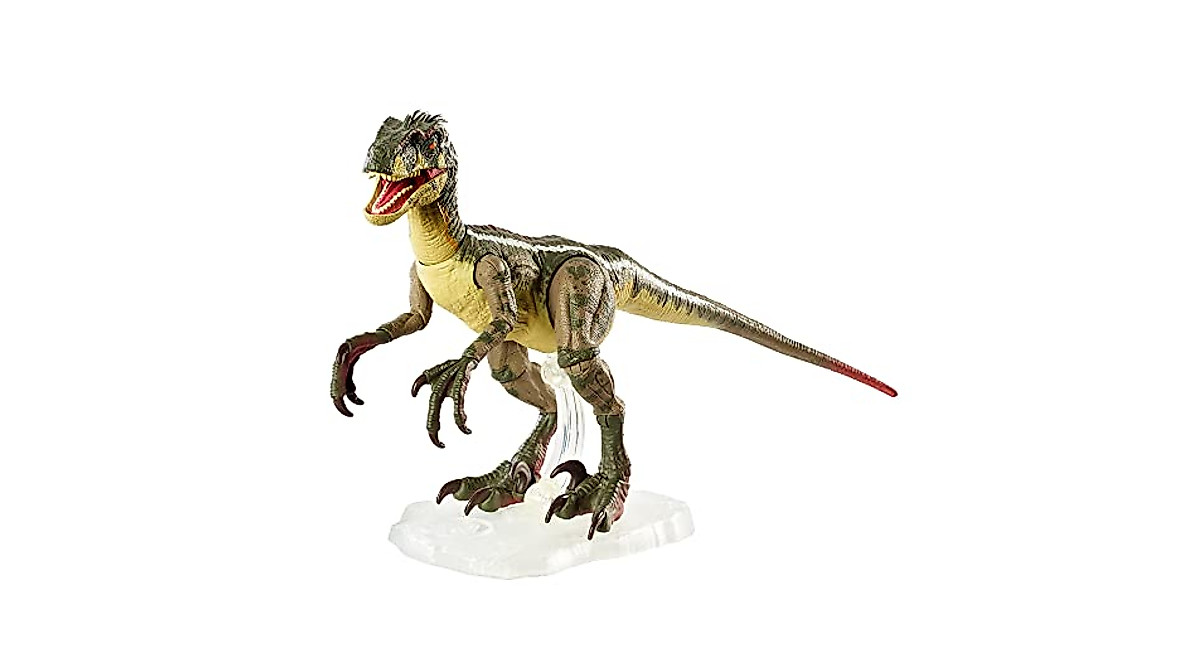 Jurassic World Amber Collection Velociraptor Figure - Collectible Dino Toy