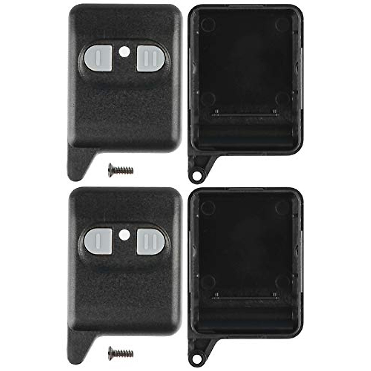 KeylessOption Keyless Entry Remote Fob Aftermarket Alarm Shell Case Cover For Viper Hornet Valet EZSDEI471 (Pack of 2)