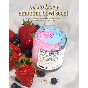 Truly Beauty Berry Cheeky Clearing Butt Polish Gentle Acne Body Scrub - Bacne and Acne Body Wash - Exfoliating Body Scrub and Bum Acne Treatment - Butt Acne Clearing Treatment and Butt Scrub - 2 OZ