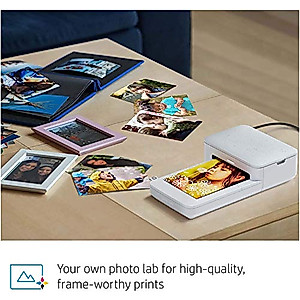 HP Sprocket Studio Photo Printer – Personalize & Print, Water- Resistant 4x6" Pictures (3MP72A)
