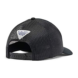 Columbia Standard PFG Hooks Mesh Snap Back-High Crown, Black, One Size