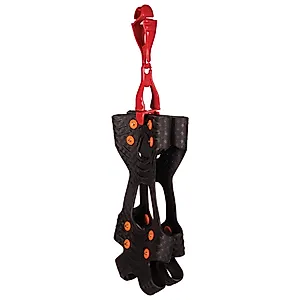 Ergodyne Squids 3400 Glove Clip Holder with Dual Clips,Red, 100-Pack