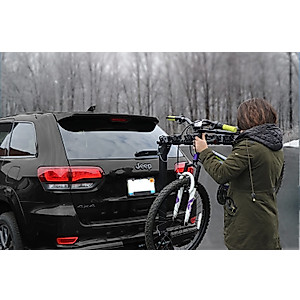 BRIGHTLINES Heavy Duty Swing Away Fold Down 2" Hitch Mount Bike Rack for up to 4 Four Bikes