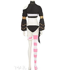 Nsoking That Time I Got Reincarnated as a Slime Cosplay Costume Milim Nava Outfit (Small, Black)
