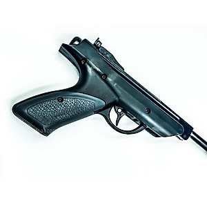 5.5mm .22 Caliber Pistol Air Pellet Gun + 200 Pack Pellets and Tactical Scope Safety Lock 350-450FPS Break Barrel