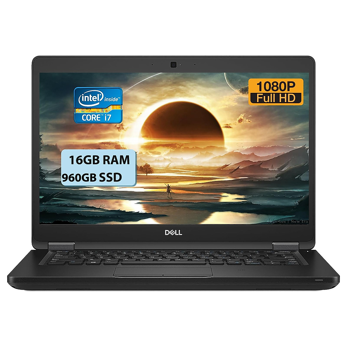 Dell Latitude 5490 Business Laptop, 14" FHD (1920 x 1080), Intel Core i7-8650U up to 4.20GHz, 16GB DDR4 RAM, 960GB SSD, HDMI, USB-C, Webcam, Windows 10 Pro (Renewed)