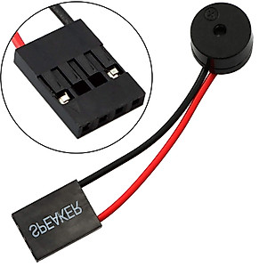 RuiLing 2-Pack PC Motherboard Mini Plug Speaker Desktop Computer Case DIY Internal BIOS Beep Alarm Buzzer