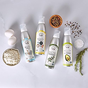 La Tourangelle, Non Stick Cooking Spray, Expeller Pressed Oil, Non Aerosol, For Neutral Flavor, Medium to High Heat, 5 Fl Oz