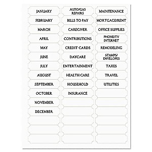 Fresh Patterns Bill Paying Organizer Book - Personal Account book, 9" by 12 inch, Spiral-Bound, 14 Pockets, 32 Label Stickers, Bill Tracking