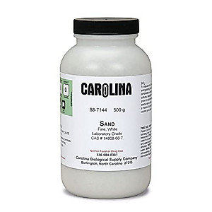 Sand, Fine, White, Laboratory Grade, 500 g