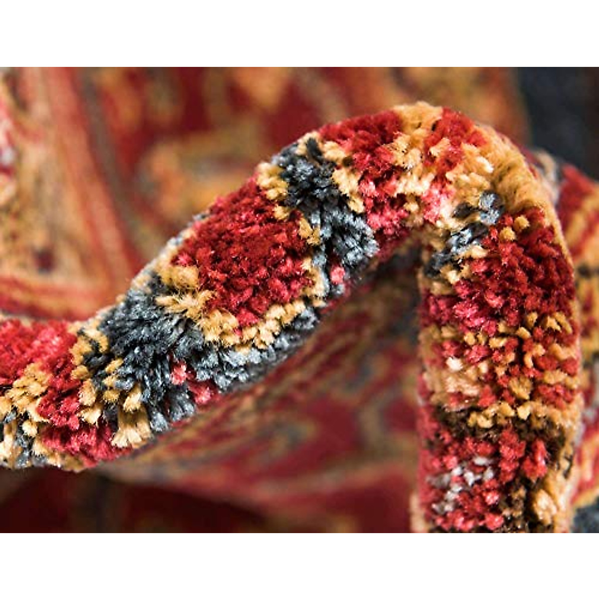 Unique Loom Sahand Collection Area Rug - Arsaces (2' 2" x 3' 1" Rectangle, Navy Blue/ Gray)