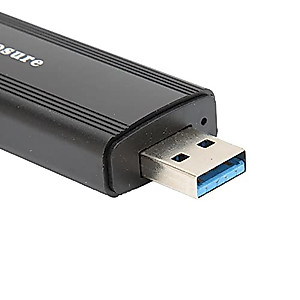 Laihua M.2 SSD Enclosure Plug and Play Tool Free 10Gbps M.2 NVME NGFF SSD Enclosure Adapter for Tablet for Desktop Black