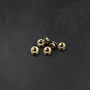 8pcs Universal 2 Line Grass Trimmer Head Brass Eyelets 5mm Slot Gap Outdoor Power Tools Replacement Parts Accessories for Agricultural and Garden