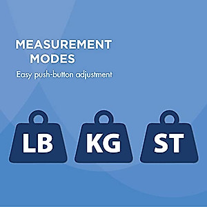 HealthWise Digital Weight Scale | 438 lbs / 199 kg Capacity | Tempered Glass Auto-On | Quick, Accurate Body Weight Measurements | Measurement Modes: LBS, KG or ST