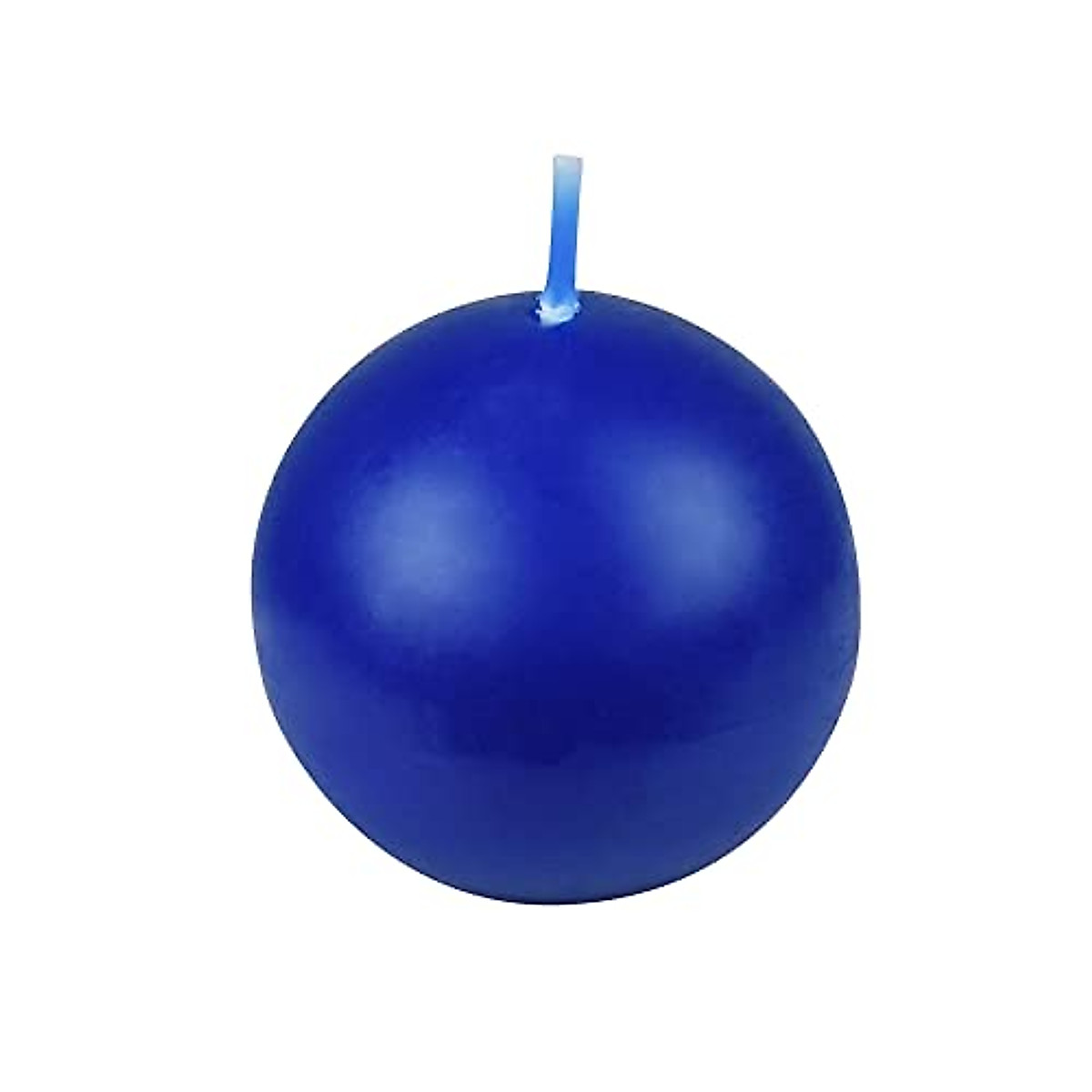 Zest Candle 12-Piece Ball Candles, 2-Inch, Blue