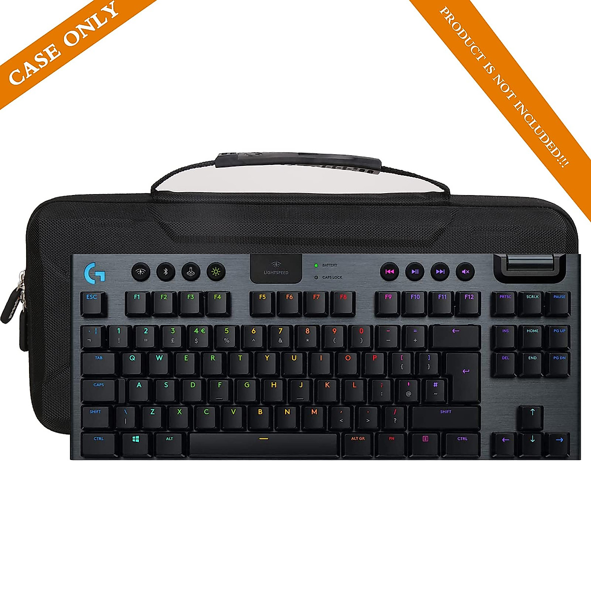 Aproca Hard Storage Travel Case, for Logitech G915 TKL/Logitech G PRO Tenkeyless Lightspeed Wireless RGB Mechanical Gaming Keyboard