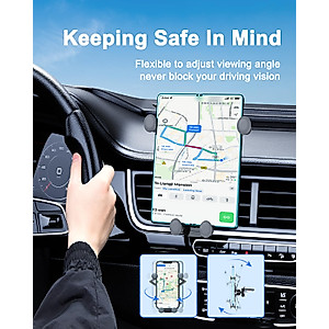 xuenair Fold 4 Car Mount, [2 Forms] Gravity Z Fold 5 4 Car Mount,[Thick Case Friendly] Cell Phone Holder Z Fold 4 Car Mount for Samsung Galaxy Z Fold 5 4 3 2 s23 22 Ultra iPhone 15 14 13 12