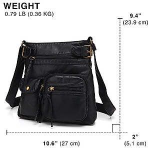 Scarleton Purses for Women, Crossbody Bags for Women, Crossbody Purse with Multiple Pockets, Mothers Day Gifts Purse Medium, H183313L - Green