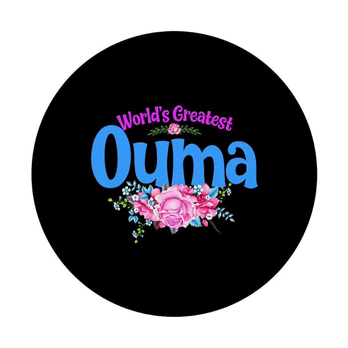 World's Greatest Ouma - South African Grandma PopSockets PopGrip: Swappable Grip for Phones & Tablets
