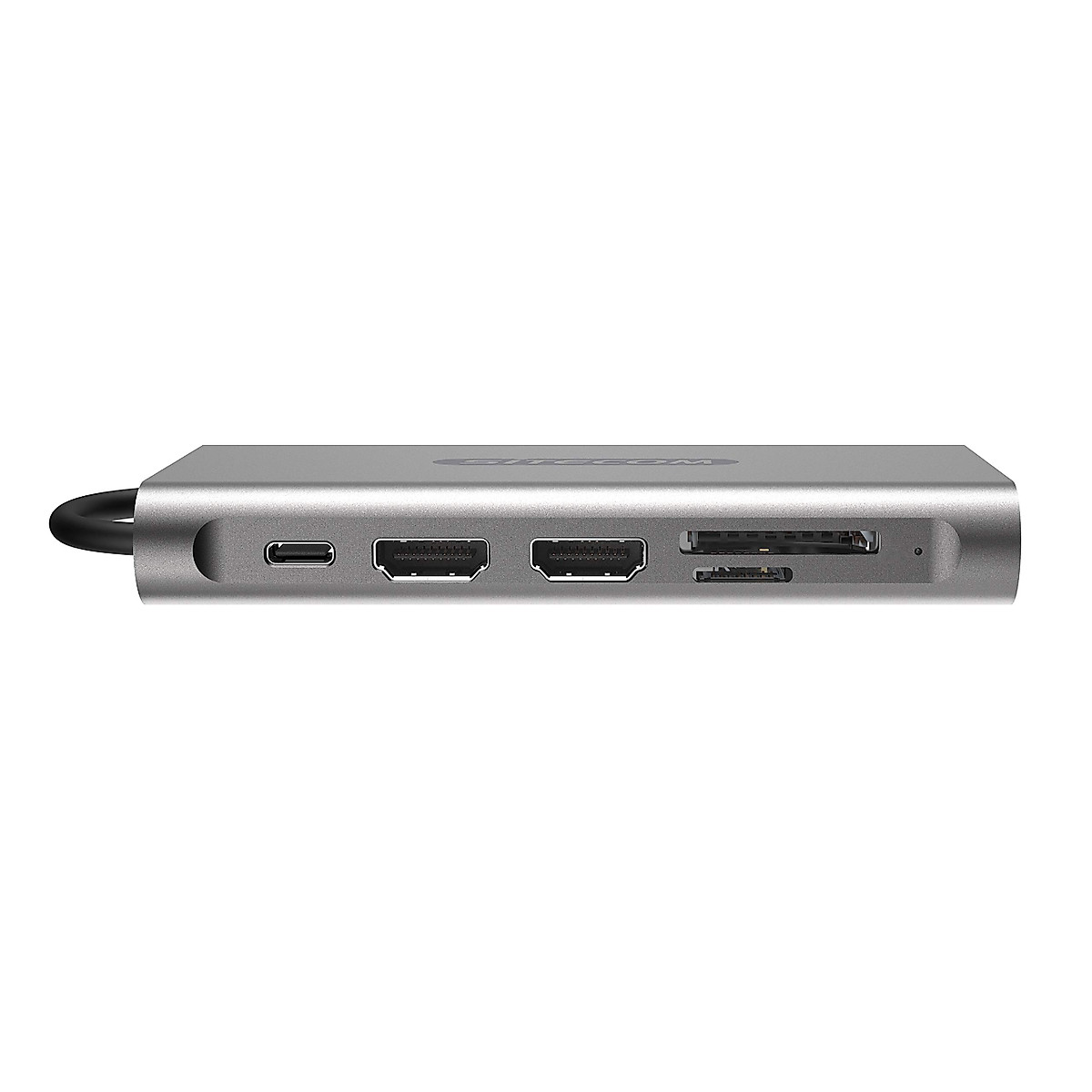 Sitecom CN-390 USB-C Multiport Pro Adapter | USB-C to 2X USB 3.1 + 2X USB 2.0 + 2X HDMI + 1x VGA + 1x Gigabit LAN + 1x SD/Micro-SD Card Reader