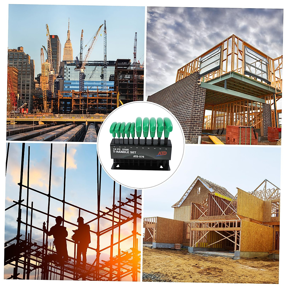 VILLCASE 1 Set star iron suite plum bossom handle tools for T-shaped Screwdriver screwdriver Repair Tool hand tools 45# steel precision screwdriver Screwdriver repair wrench