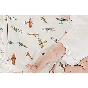 Copper Pearl Large Premium Knit Baby Swaddle Receiving Blanket Ace