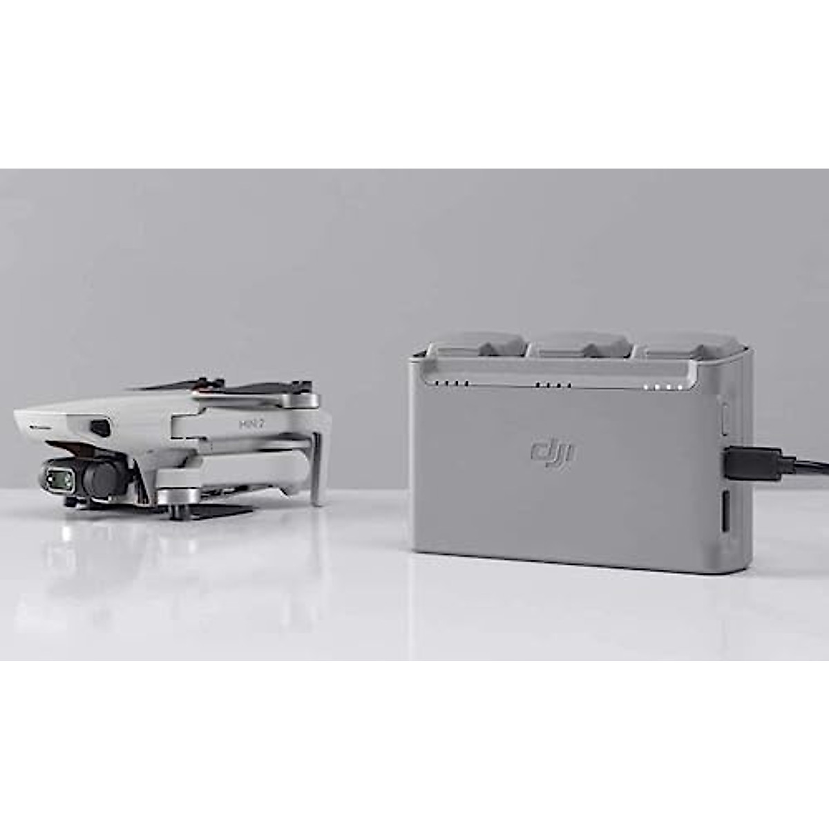 Camrise Original DJI Mavic Mini 2 Two-Way Charging Hub and Two Pack Original Mini 2 Intelligent Flight Batteries (for DJI Mini 2 and Mini SE Drone ONLY) (Renewed)