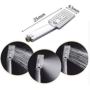 ELLO&ALLO LED Shower Panel Tower System, Rainfall and Mist Head Rain Massage Stainless Steel Shower Fixtures with Adjustable Body Jets, Brushed Nickel