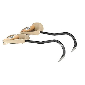 Red Rooster Hay Hook with Leather Guard 15" Flat Steel 2 Pack