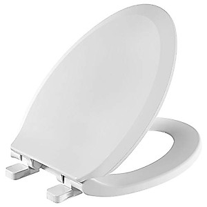 American Standard 5503A00B.020 Slow Elongated Closed Front Toilet Seat, White