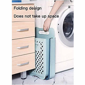 Foldable Plastic Laundry Baskets Wall mounted laundry hamper Waterproof durable and space saving Wall mounted laundry hamper for dorm bedroom bathroom