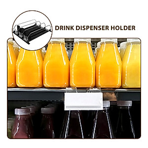 HEMOTON 3pcs Drink Pusher Shelf Water Bottle Water Dispenser Mini-fridge Mini Refridgerator Beverages Soda Can Dispenser for Refrigerator Mini Fridge Organizer Canning Jar Small