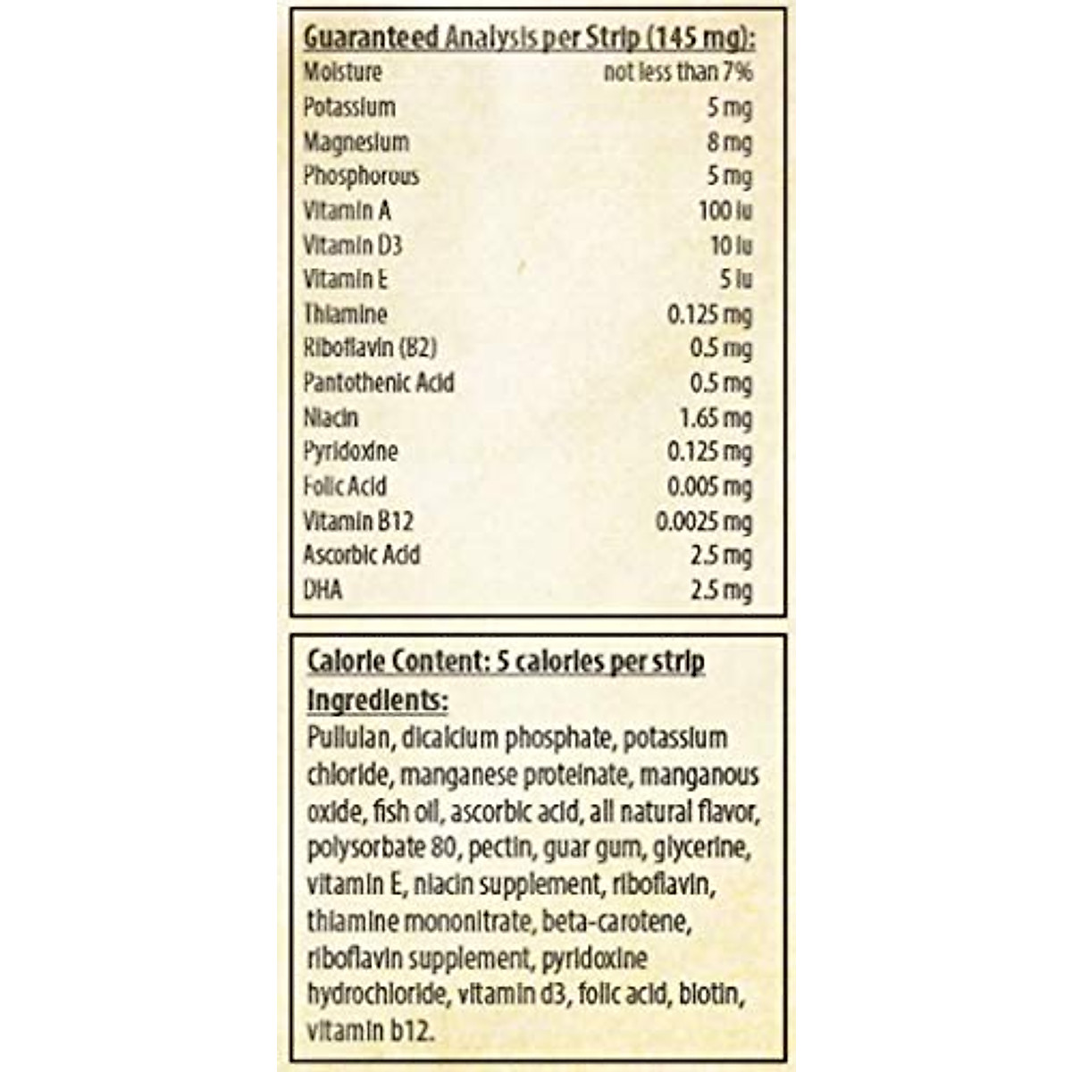 PetStrips Multi Vitamin for Puppies 30 Fast-Acting Strips (21005)