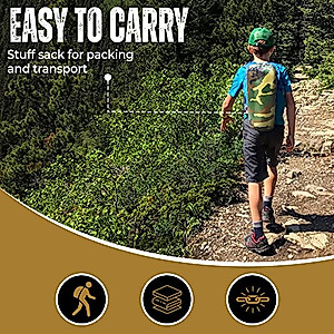 HighSpeedDaddy: Small Woobie Military Blanket & Poncho Liner for Camping & All Weather Use - Water Resistant + Ripstop - Lightweight for Kids Thermal Insulated - Swaddle, Throw, Packable Quilt - 36x30