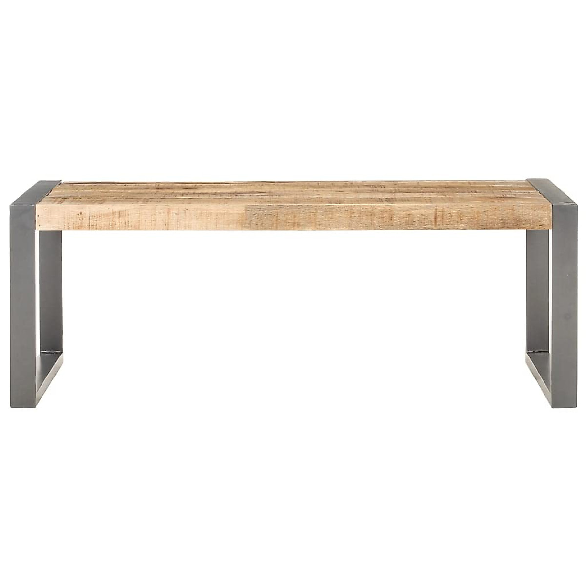 QJBSAVVA Coffee Table 43.3"x23.6"x15.7" Rough Mango Wood,Entrance Table Tray Tables Center Table Low Table Suitable for Meeting Rooms, Reception Rooms, Offices